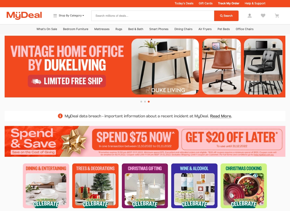 MyDeal Data Breach ส่งผลกระทบต่อผู้ใช้งานกว่า 2.2 ล้านราย - Cybertron