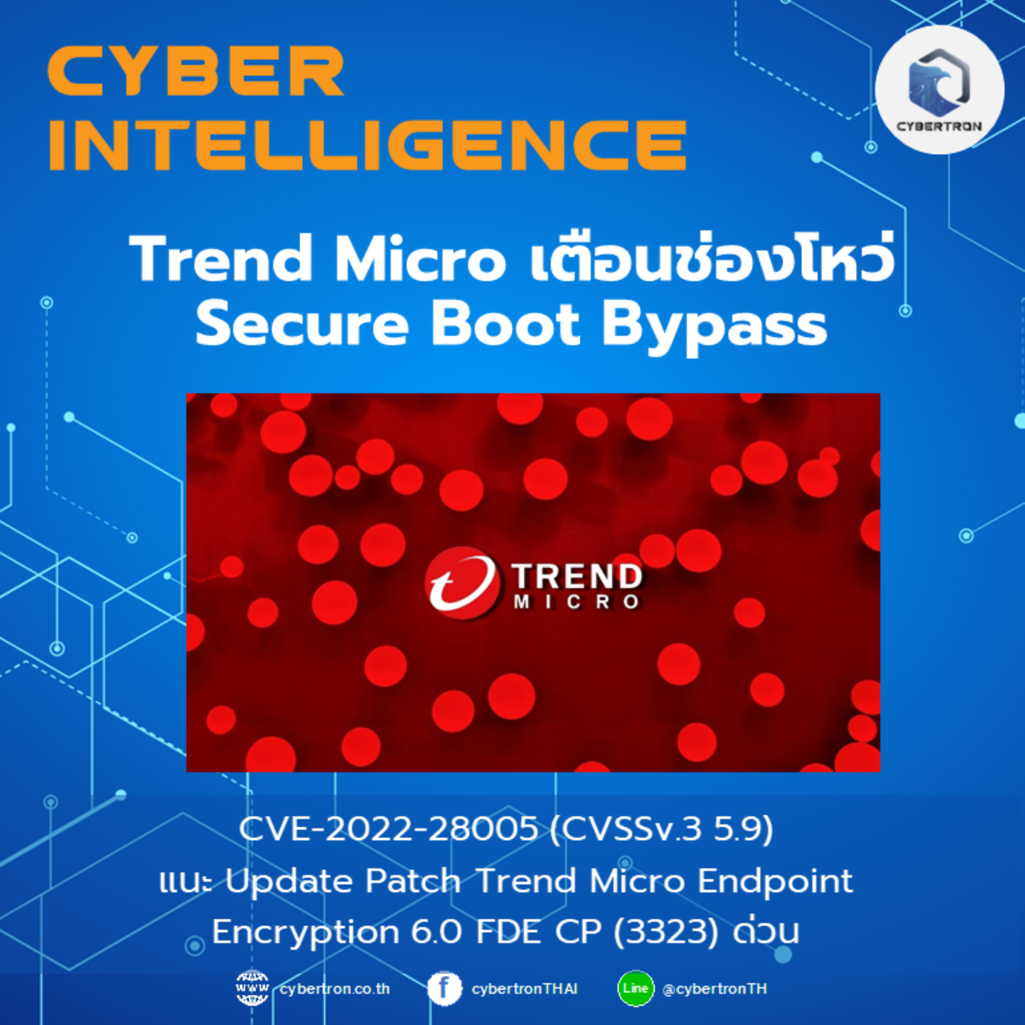 Trend Micro เตือนช่องโหว่ Secure Boot Bypass - Cybertron