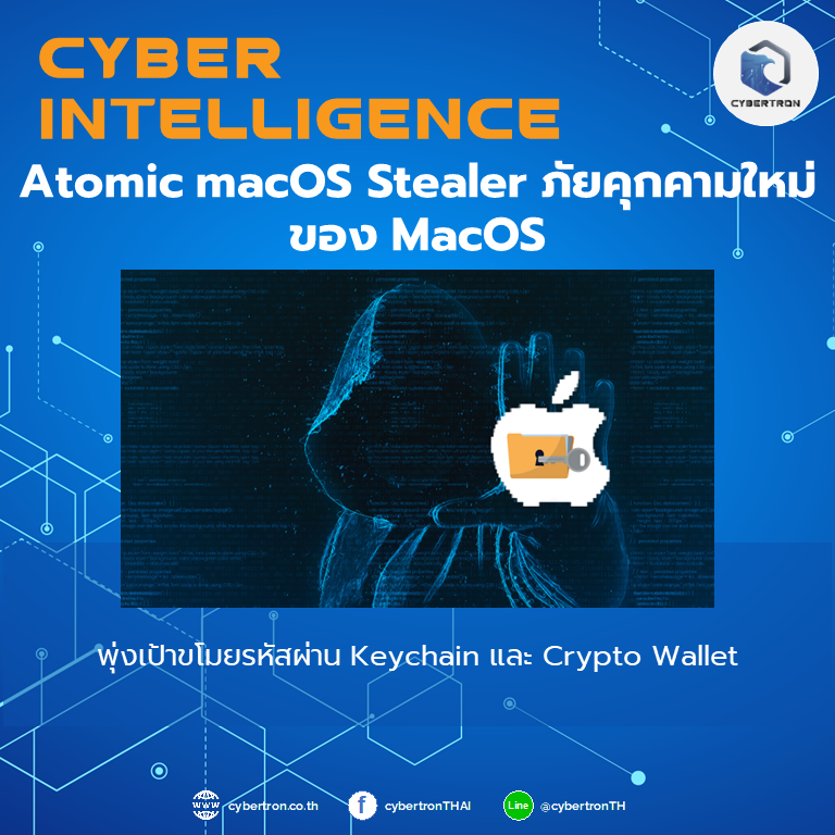 Atomic macOS Stealer ภัยคุกคามใหม่ของ MacOS - Cybertron
