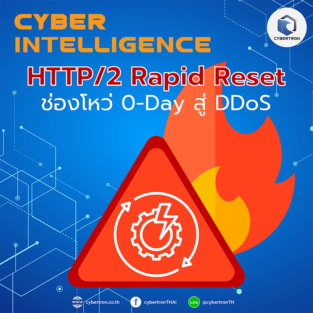 HTTP/2 Rapid Reset ช่องโหว่ 0-Day สู่ DDoS - Cybertron